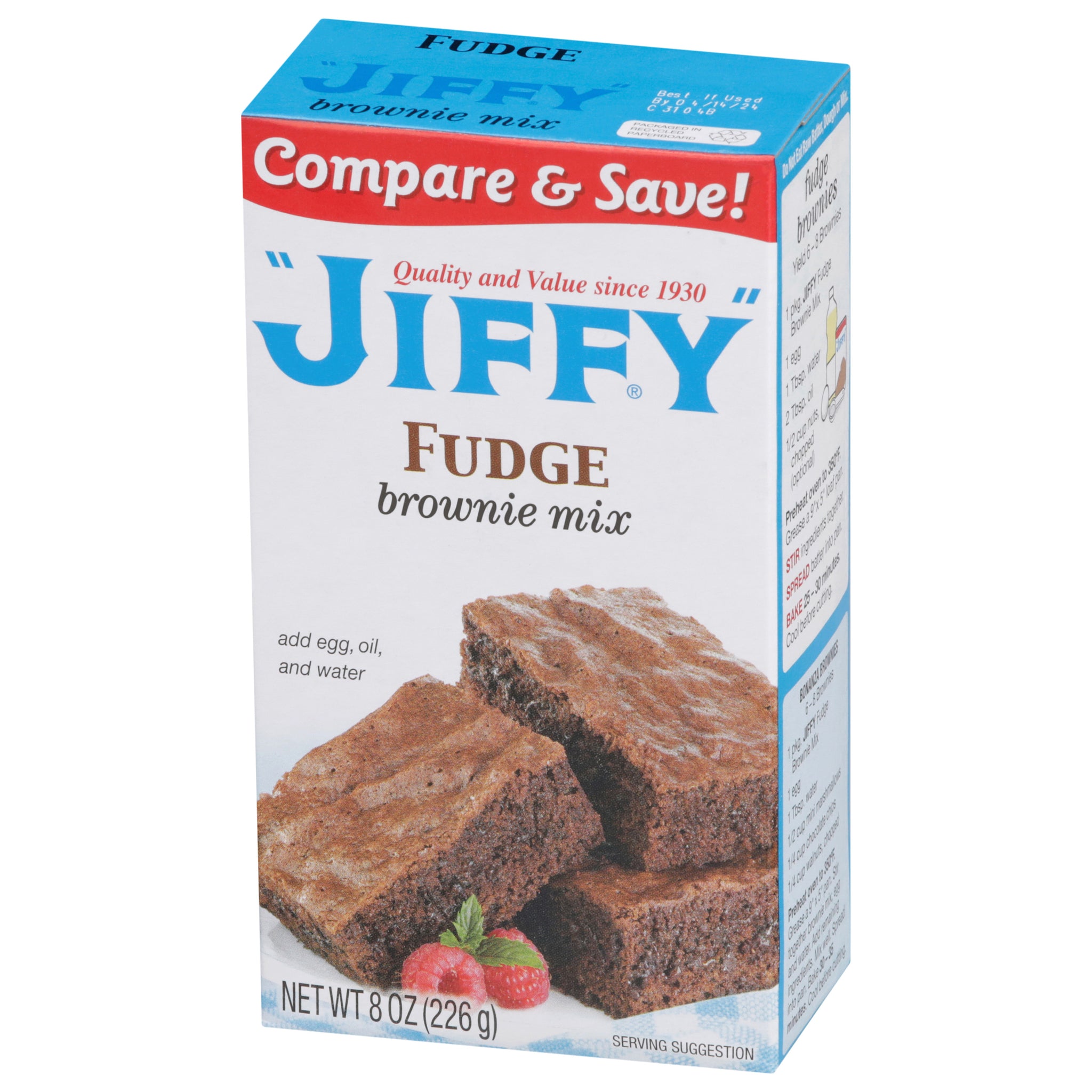 Fudge Brownie Mix (12 pk.) – "JIFFY" Mix Online Store