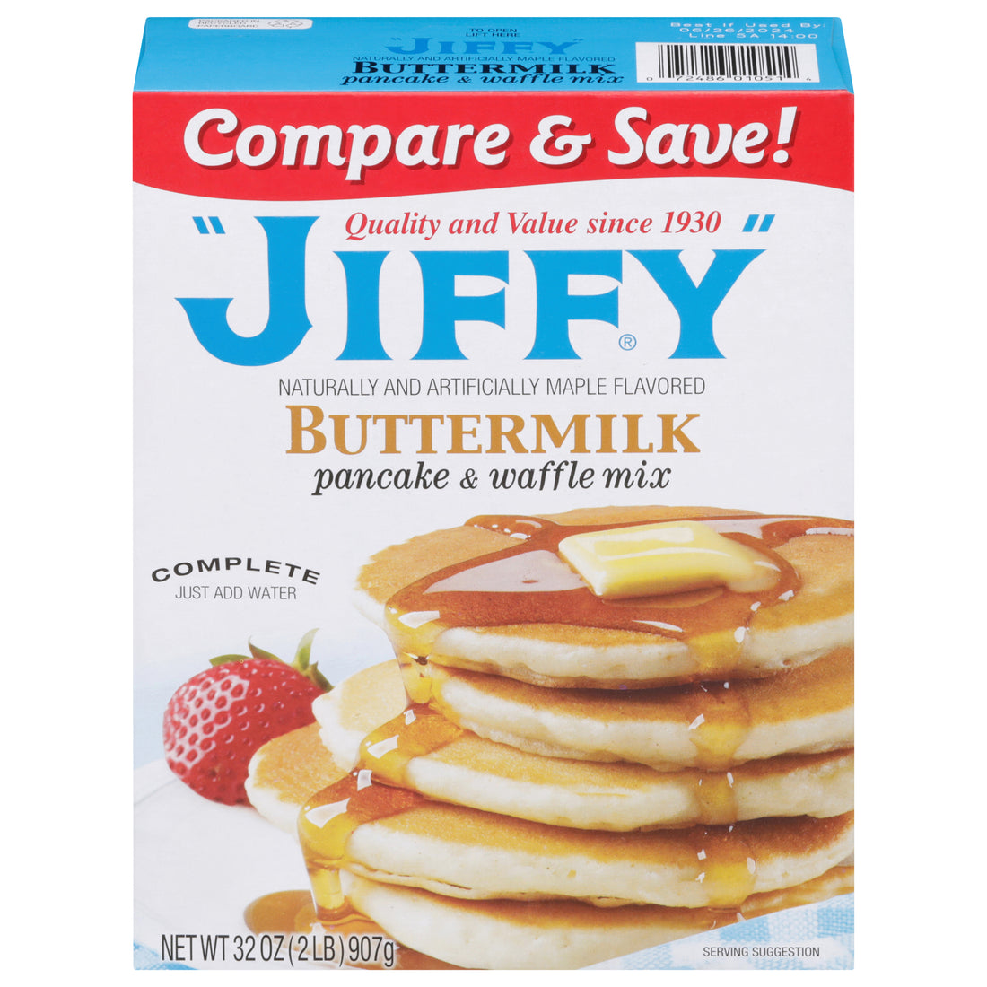 32 oz Buttermilk Pancake & Waffle Mix (8 pk.) – "JIFFY" Mix Online Store